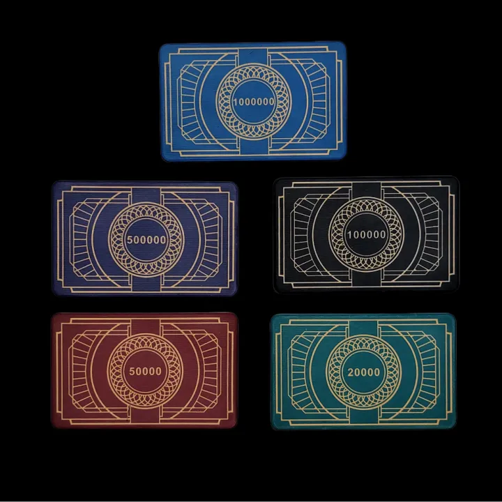 High Quality European Style Ceramic Rectangular Poker Chips Plaque ...