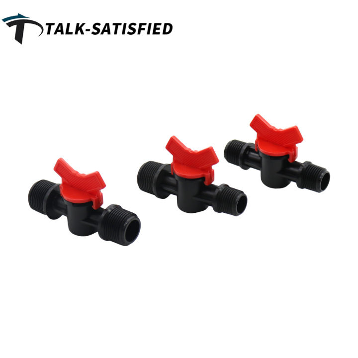 2 Pc Water Tap Switch 1/2",3/4"Male thread 2-Way Garden Irrigation Hose ...