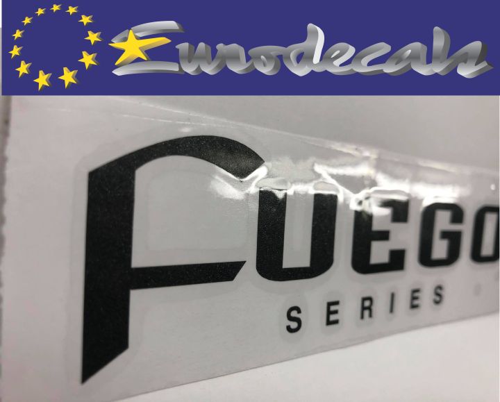 Eurodecals Fuego series cut out sticker for isuzu fuego pick-up 98-04 ...