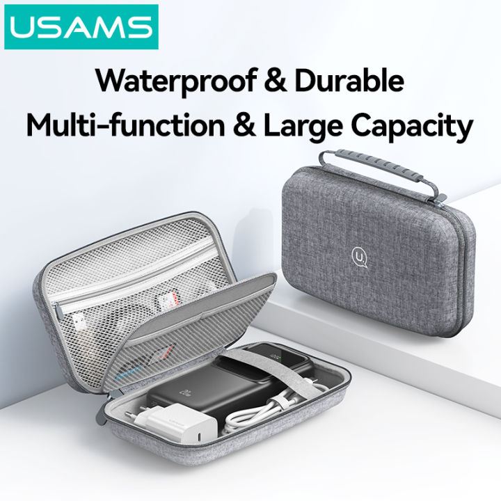 USAMS Multifunctional Portable Storage Bag with Handle Waterproof Pouch ...