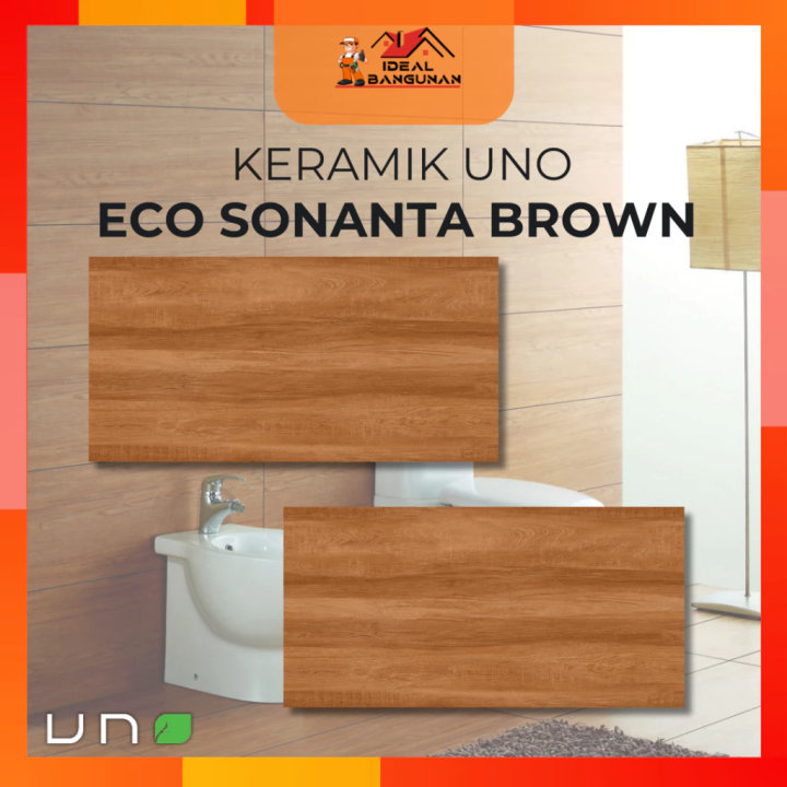[READY] KER. UNO 30X60 ECO SONANTA BROWN | KERAMIK DINDING | KERAMIK ...
