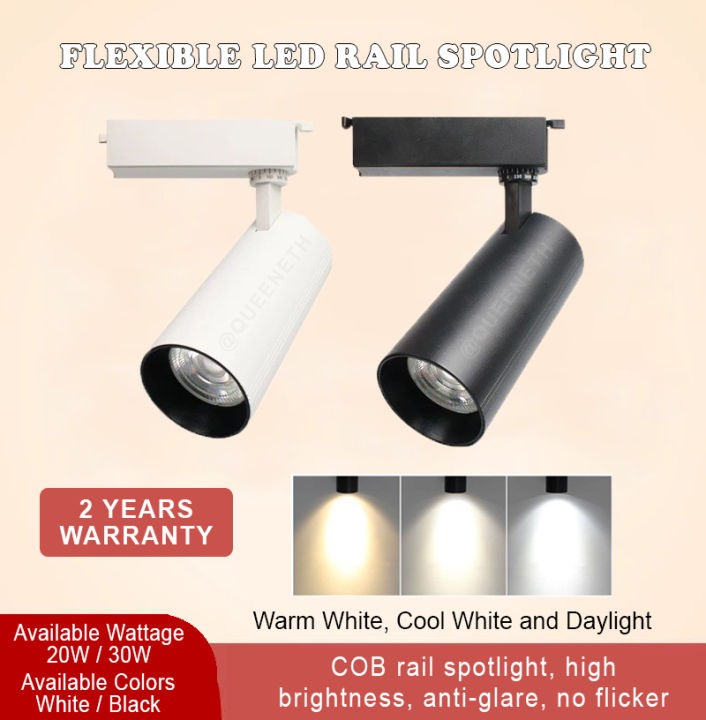 2 Years Warranty LED Spotlight Ceiling Track Light Set 20W 30W ...