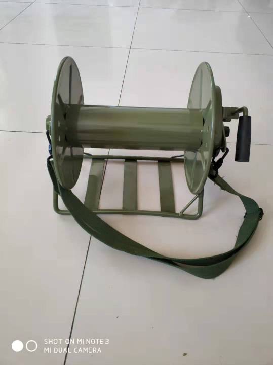 Backpack pay-off frame cable, video cable, telephone cable and wire ...