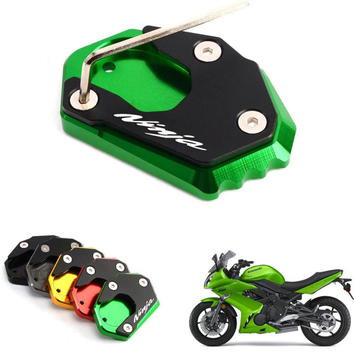 CNC Side Stand Pad for KAWASAKI NINJA 250 300 650 1000 ER6F Ninja650 ...