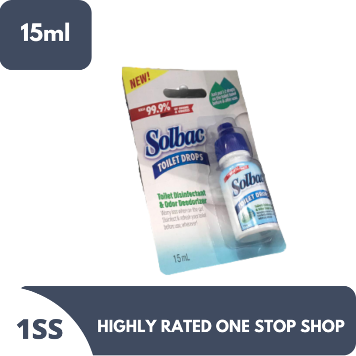 Solbac Toilet Drops 15ml | Lazada PH