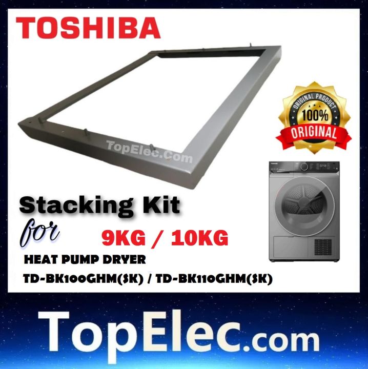 TOSHIBA 9kg 10kg DRYER STACKING KIT SK-T15(SILVER) TD-KBK100GHM(SK) TD ...