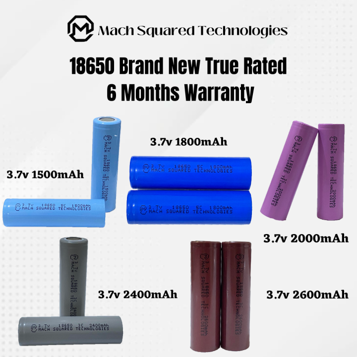 18650 Brand New True Rated (6 Months Warranty) | Lazada PH