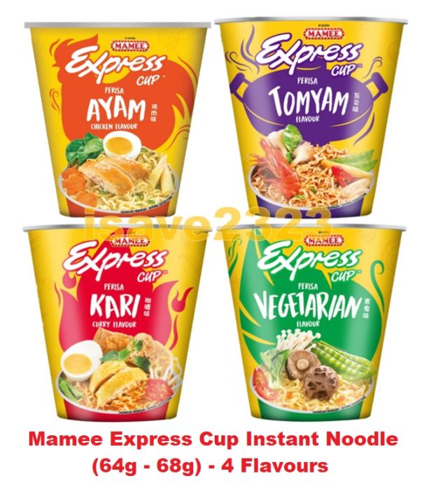 [HALAL] Mamee Express Cup Instant Noodle (64g - 68g) - Ayam / Kari ...