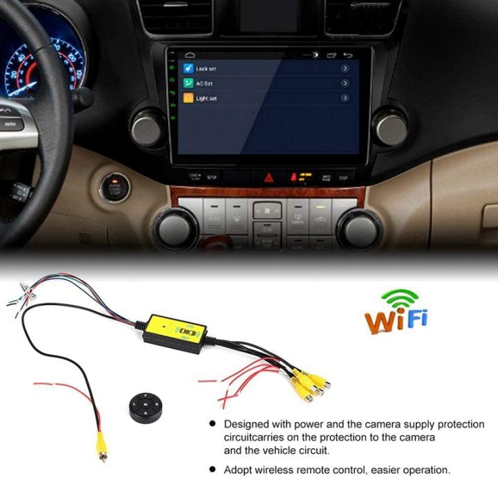 4To1 Car Panoramic 360 Camera Video Reversing Switch Box Car Blind Spot ...