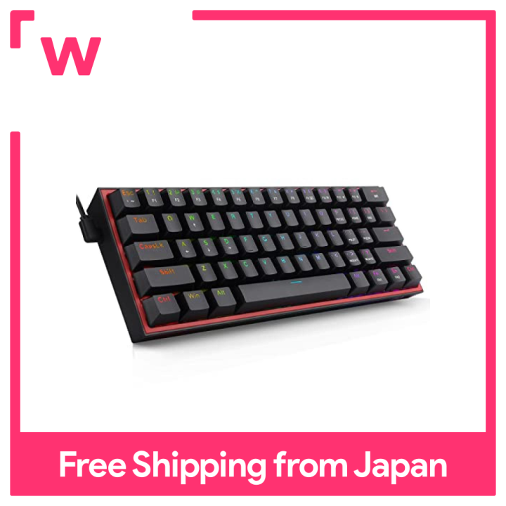 Redragon Gaming Keyboard 60% Wired Keyboard Mechanical Keyboard 61 keys ...