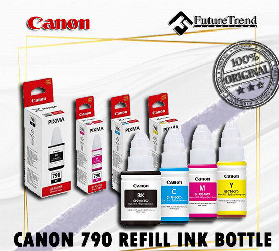 Canon GI-790 GI790 Genuine Refill Ink Bottle | Lazada