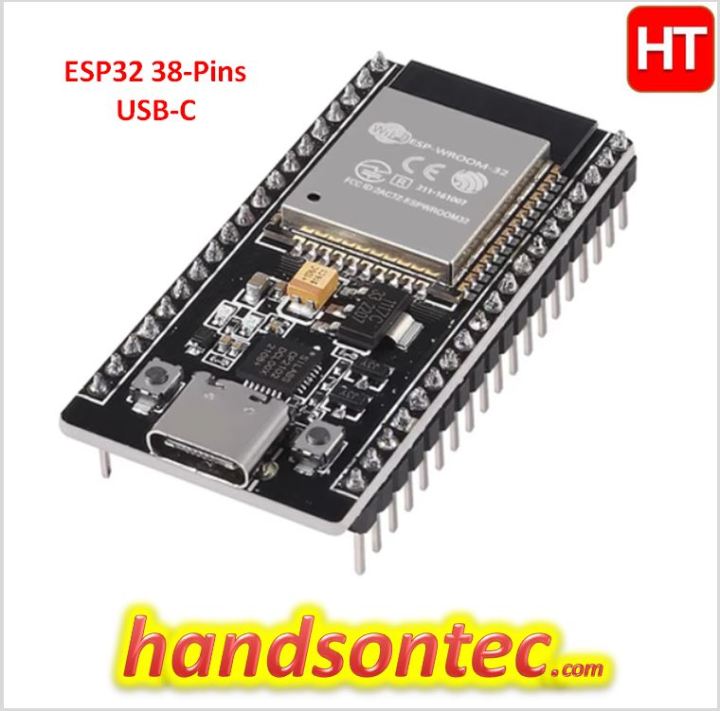 ESP32 38-Pins WiFi/Bluetooth Development Module USB Type-C ESP32+Ethernet | Lazada