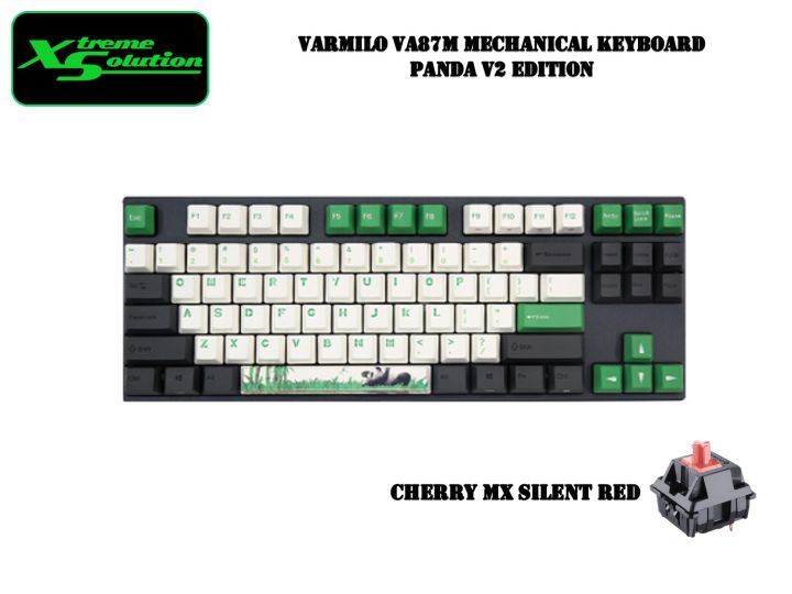 Varmilo VA87M Panda V2 Tenkeyless Mechanical Keyboard (White LED ...