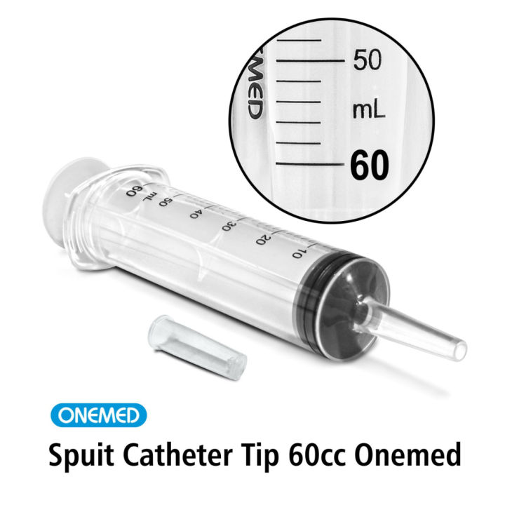 ONEMED Feeding Syringe 60cc Catheter Tip PCS | Lazada Indonesia