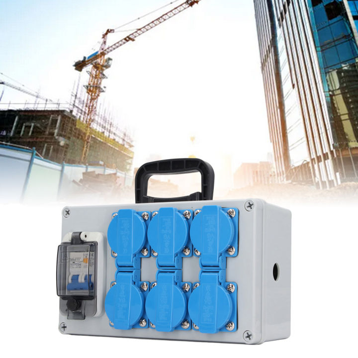 Distribution Box 6 P Power Distribution Unit Lightweight 250V 16A with ...