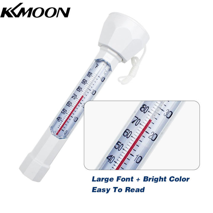 KKmoon Swimming Pool Floating Thermometer Easily Readable Thermograph ...