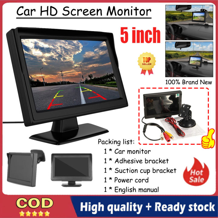 Car Backup Camera/Rear View/DVD/Media Player 5 Inch 800X480 TFT LCD HD ...