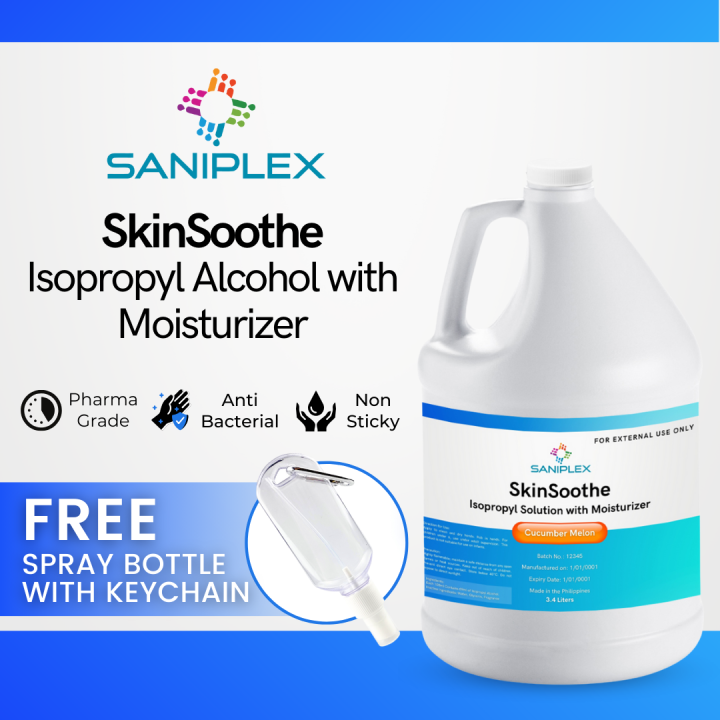 Saniplex Isopropyl Rubbing Alcohol 1 Gallon Mild & Perfect First Aid ...