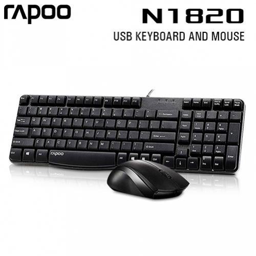 Rapoo N1820 USB Combo Keyboard with Mouse | Lazada PH