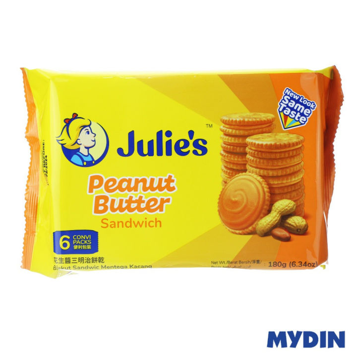 Julie's Peanut Butter Sandwich (180g) | Lazada