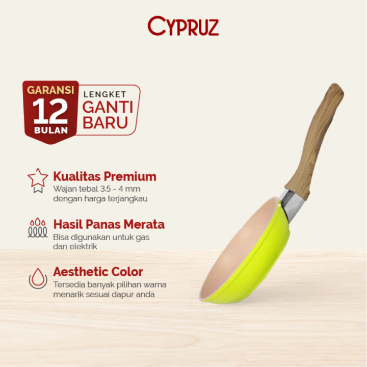 Cypruz COLOURFUL MARBLE Series: FRY Pan 12cm | Lazada Indonesia