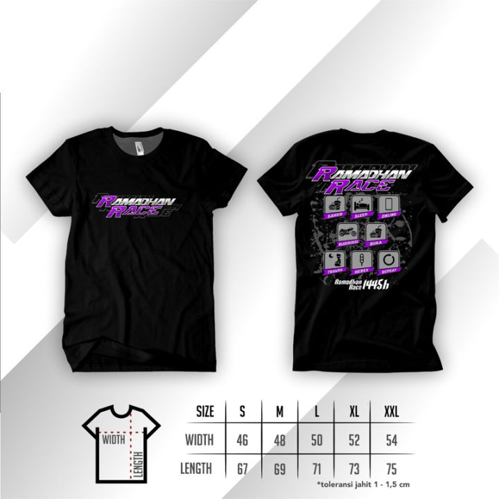 Kaos Ramadhan Race 2025 Free Stiker | Lazada Indonesia