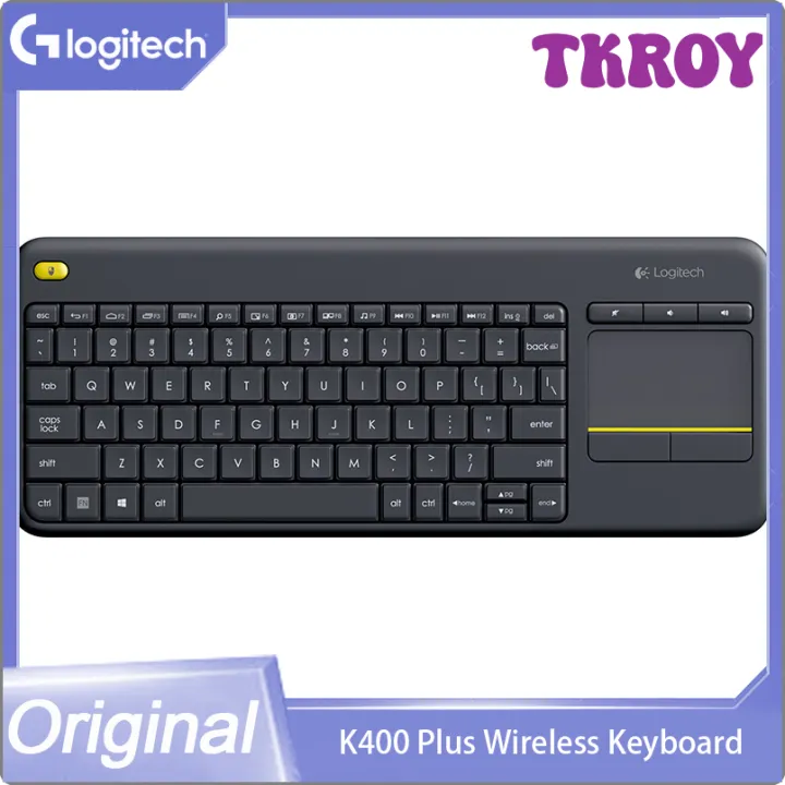 TKROY Original Logitech K400 Plus Wireless Keyboard With Touch Pad ...