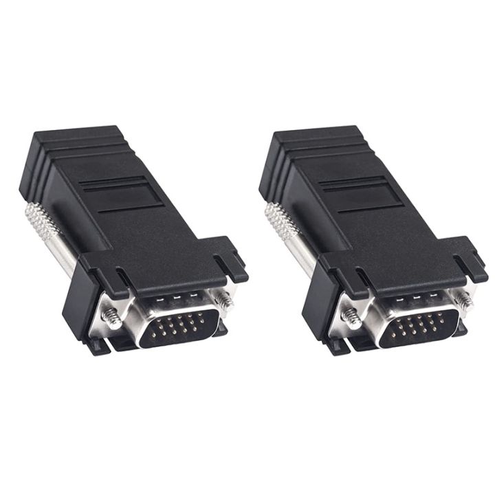 VGA Extender Over Ethernet Cat5e/6 cable VGA to Rj45 Adapter 1080P HD ...