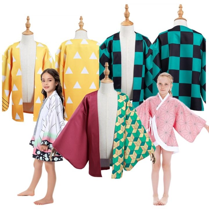 Kids Children Demon Slayer Kimetsu no Yaiba Kochou Shinobu Cosplay ...