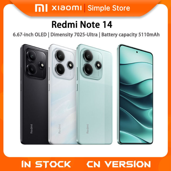 Redmi note 14 (Chinese version) 6.67-inch OLED | Dimensity 7025-Ultra ...