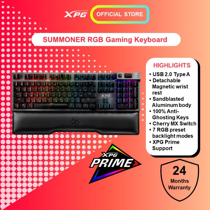 ADATA XPG Summoner RGB Gaming Mechanical Keyboard with Cherry Keyboard ...