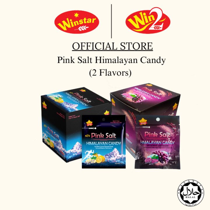 [SG READY STOCK] Himalaya Pink Salt Candy Cool Mint & Lemon/Grape ...
