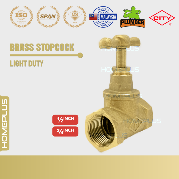 Homeplus City Stopcock Stopvalve Stop Cock Valve Water Kepala Paip Air ...