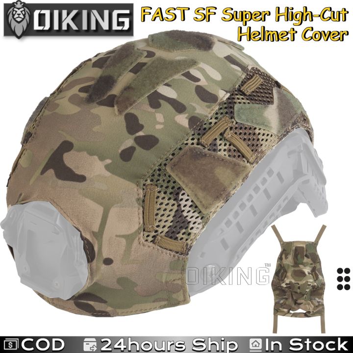 Oiking Tactical FAST SF Super High Cut Helmet Cover,Breathable Mesh ...