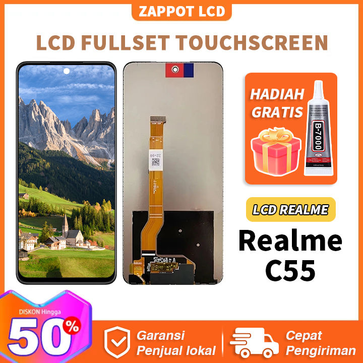 LCD TOUCHSCREEN REALME C55 / A98 5G / N55 / 1+nord ce3 lite 5G / 11X(5G ...