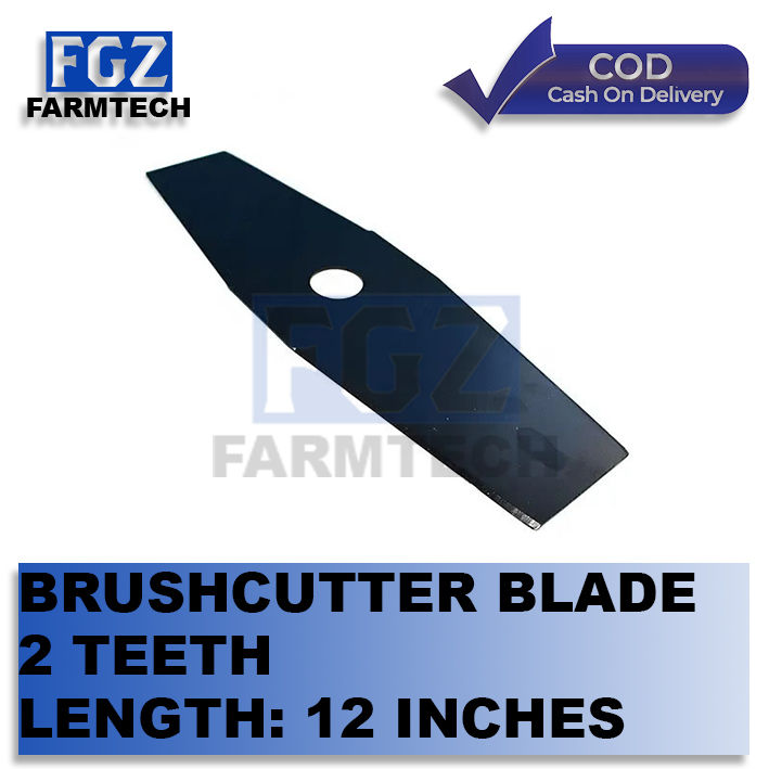 2 TEETH [2T] GRASS CUTTER / BRUSH CUTTER STEEL BLADE FOR 2-STROKE & 4 ...