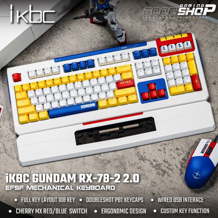iKBC GUNDAM RX-78-2 ver2.0 Mechanical Gaming Keyboard | Lazada Indonesia