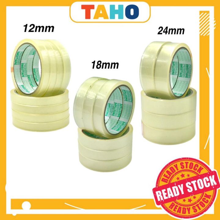 OPP Tape / 12mm / 18mm / 24mm / Transparent Tape Fragile Tape ...