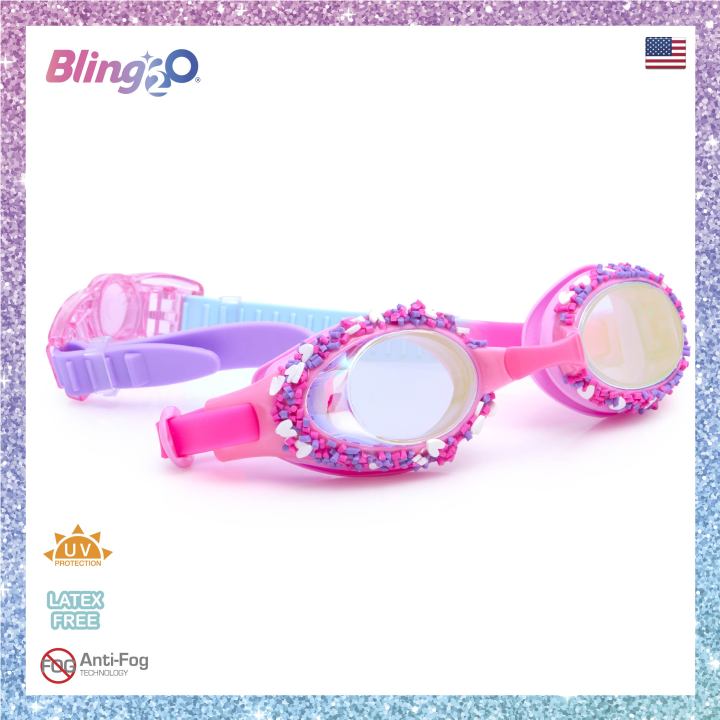 BLING2O แว่นตาว่ายน้ำเด็กยอดฮิตจากอเมริกา FROSTING-STRAWBERRYแว่นว่ายน้ำแฟชั่น ใส่สบาย ของใช้ ...