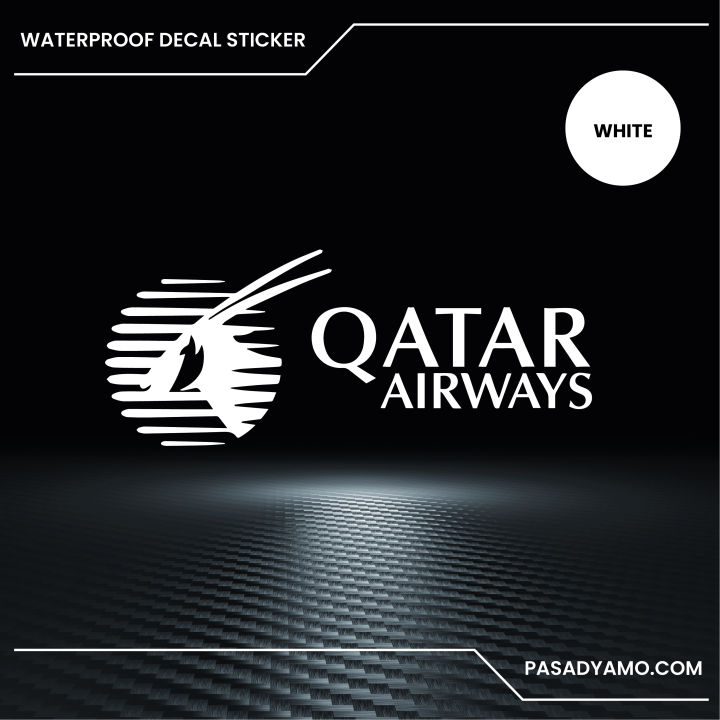 Qatar Airways Pilot Cabin Crew Logo - Decal Sticker for Cars ...