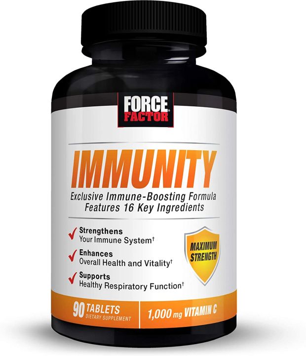 Force Factor Immunity, Immune Support Booster with Elderberry and ...
