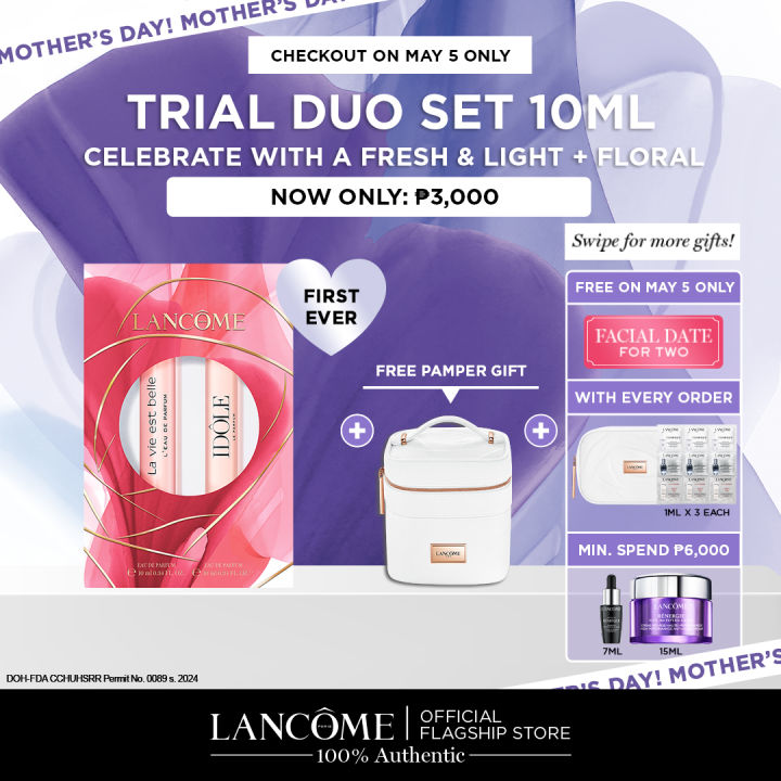 Mothers Day Exclusive Lancôme Trial Duo 10ml Set Idôle And La Vie Est Belle Lazada Ph
