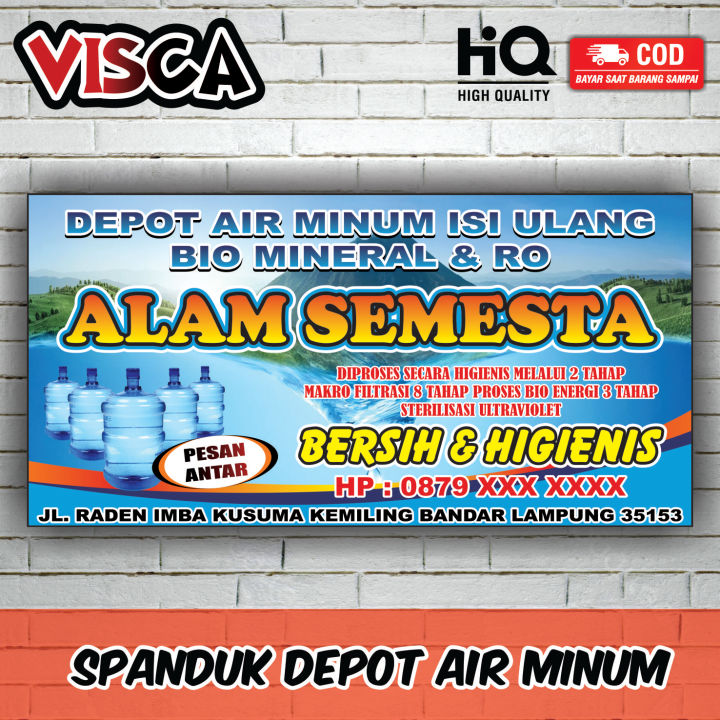 Cetak Spanduk Banner Depot Air | Lazada Indonesia