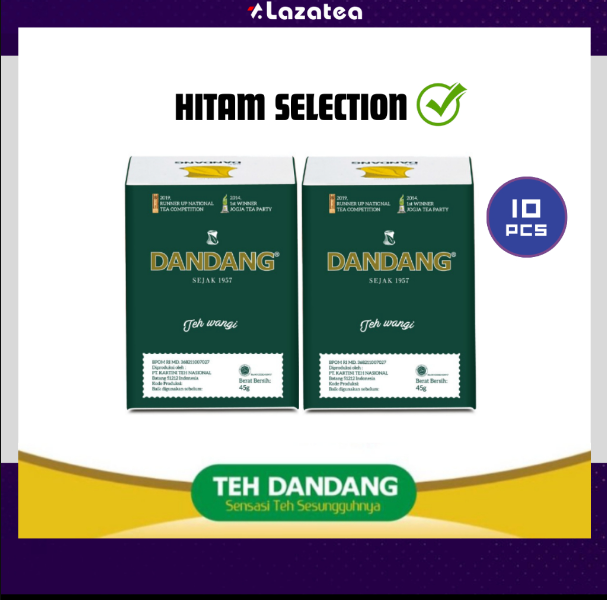 Lazatea Teh Dandang Hitam Premium 1 Slop Isi 10 Pak Teh Tubruk Asli ...
