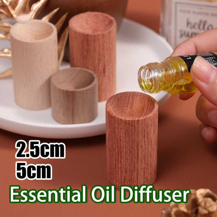 Aromatherapy Essential Oil Diffuser Car Diffuser Wood Block Fragrance ...