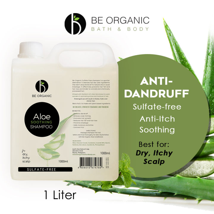 Be Organic Sulfate-free Aloe Shampoo Refill 1000ML | Lazada PH