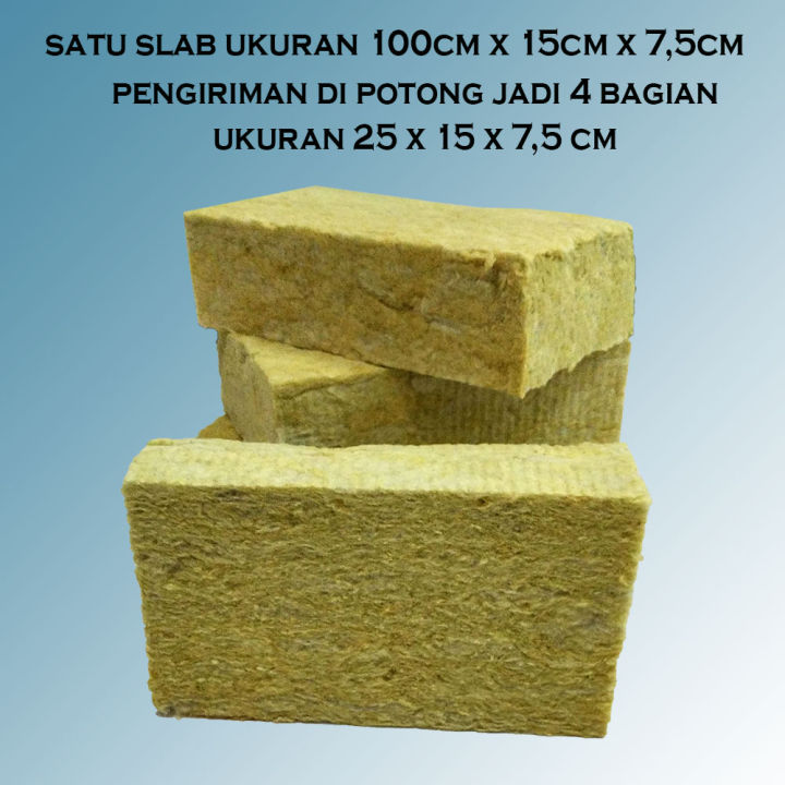 Rockwool Cultilene Media Tanam Hidroponik 1 Slab | Lazada Indonesia
