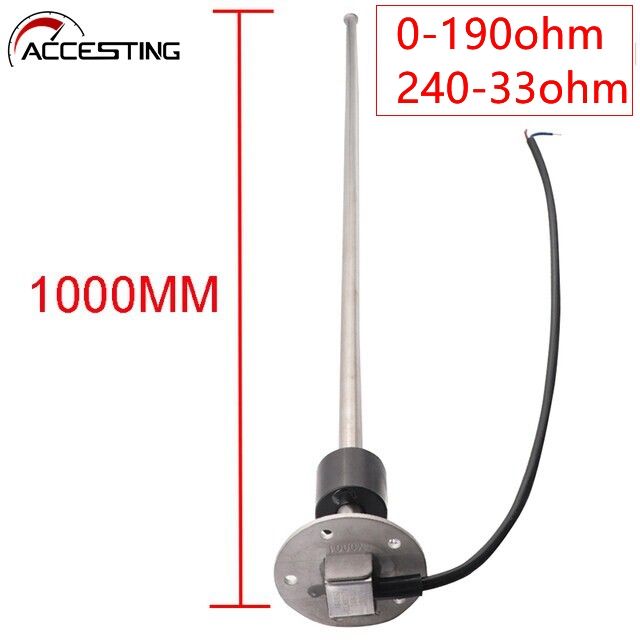 1000mm 0-190/240-33 ohm Fuel & Water Level Gauge Sensor Fuel Level ...