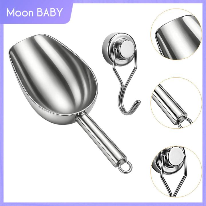 Moon BABY Ice Scoop Stainless Steel Portable Multifunctional for ...