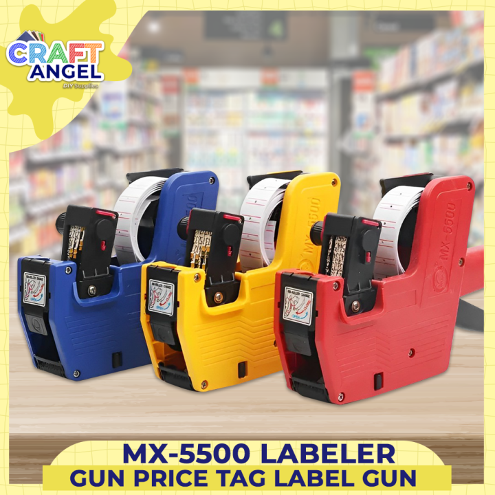 MX-5500 Gun Price Tag Label Durable Labeler Gun 8 Digits Price Tag ...